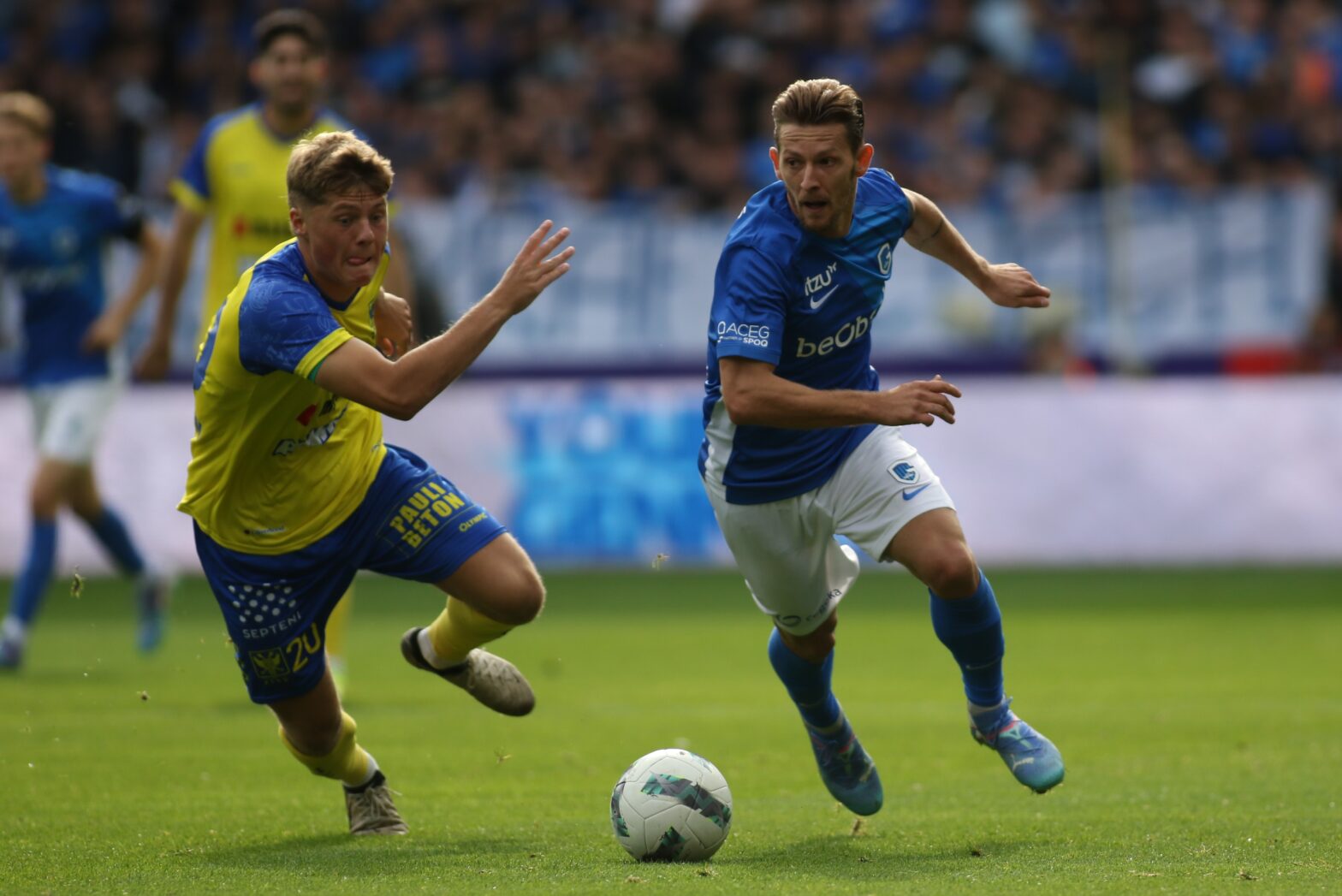 Lambrechts leidt derby STVV-Racing Genk - Voetbalbelgie.be